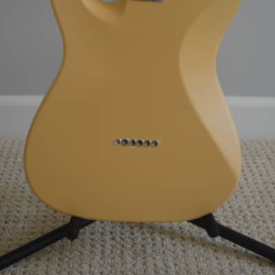 Warmoth Telecaster 2018 Satin Light Yellow & Roasted Maple | Reverb