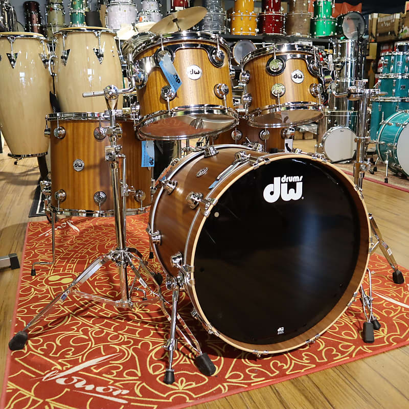 DW Maple Mahogany 4-piece Shell Pack | Reverb