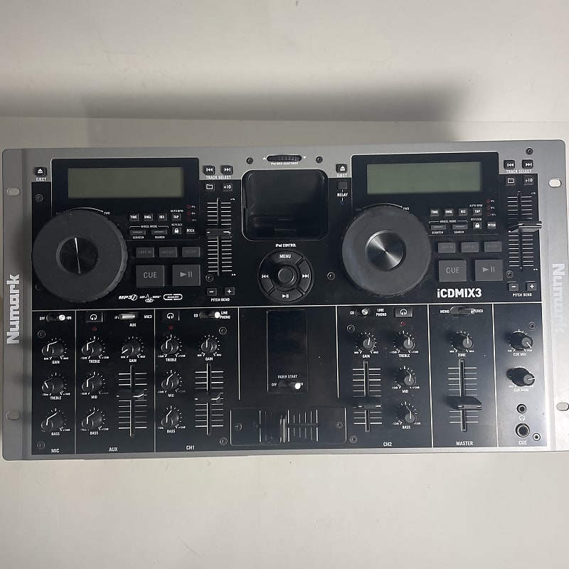 *TESTED MINT * NUMARK iCDMIX 3 Dual Mp3/cd System Universal | Reverb