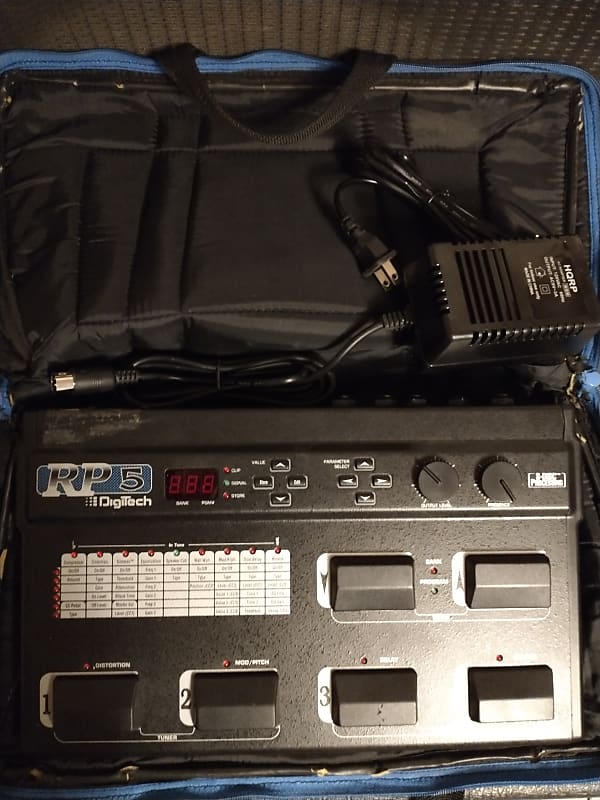 1996 DigiTech RP5 Multi Effect w/ Power Supply & Original | Reverb