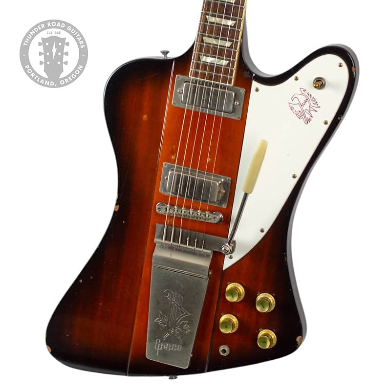 Late-1970s Greco FB980 Firebird V Sunburst - All Original | Reverb