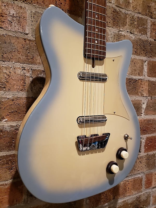Lyon Washburn Retrotone Danelectro U2 Copy 99 Blue Burst | Reverb