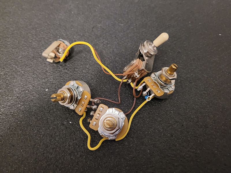 Gibson Flying V Wiring Harness Pots and Caps | Reverb