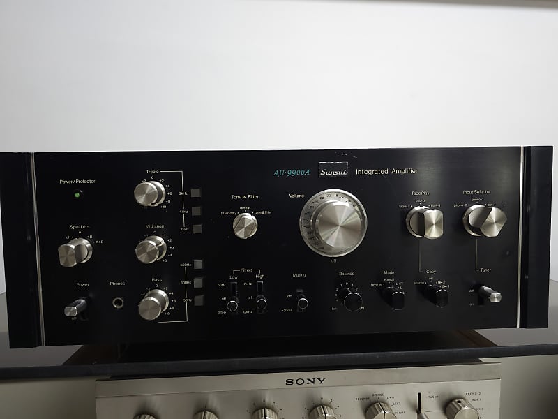 Sansui Au-9900A Stereo Amplifier Recapped Operational. | Reverb