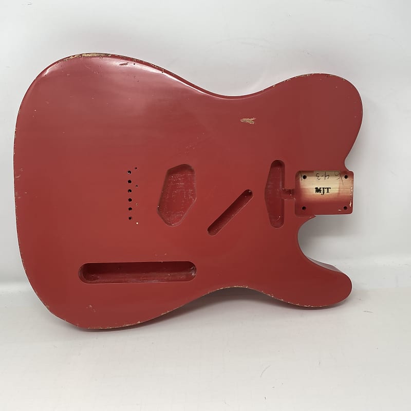MJT Telecaster Relic Body Nitro Alder Fiesta Red Light! | Reverb