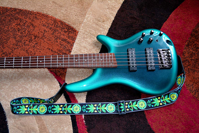 Ibanez SDGR Soundgear 5-String Bass Cerulean Aqua Burst - in | Reverb