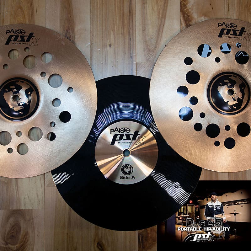 Paiste PSTX Daru Jones DJ45 Full 4 Piece Cymbal Box Set | Reverb