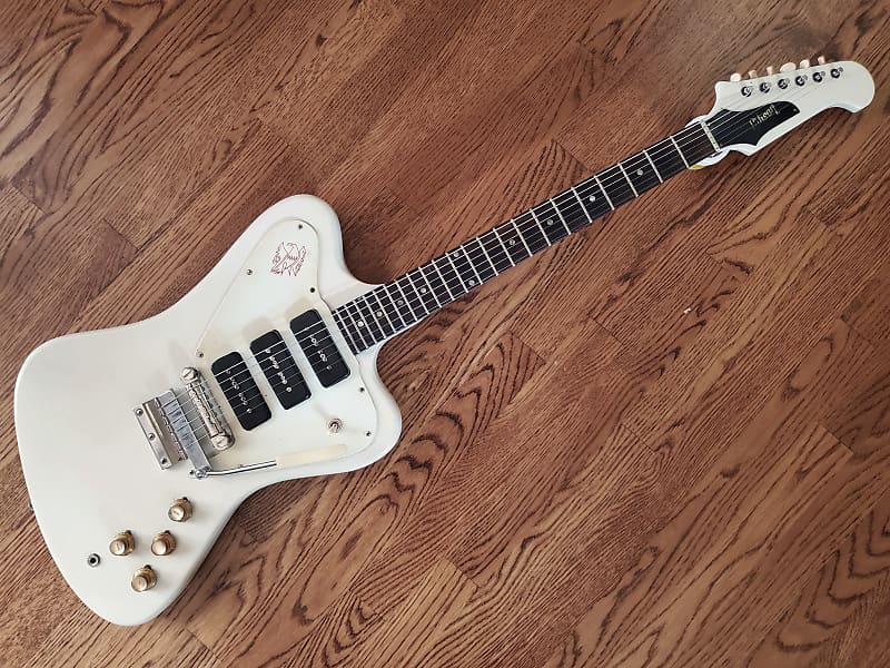 Gibson Firebird III Non Reverse 1965 Polaris White refin | Reverb