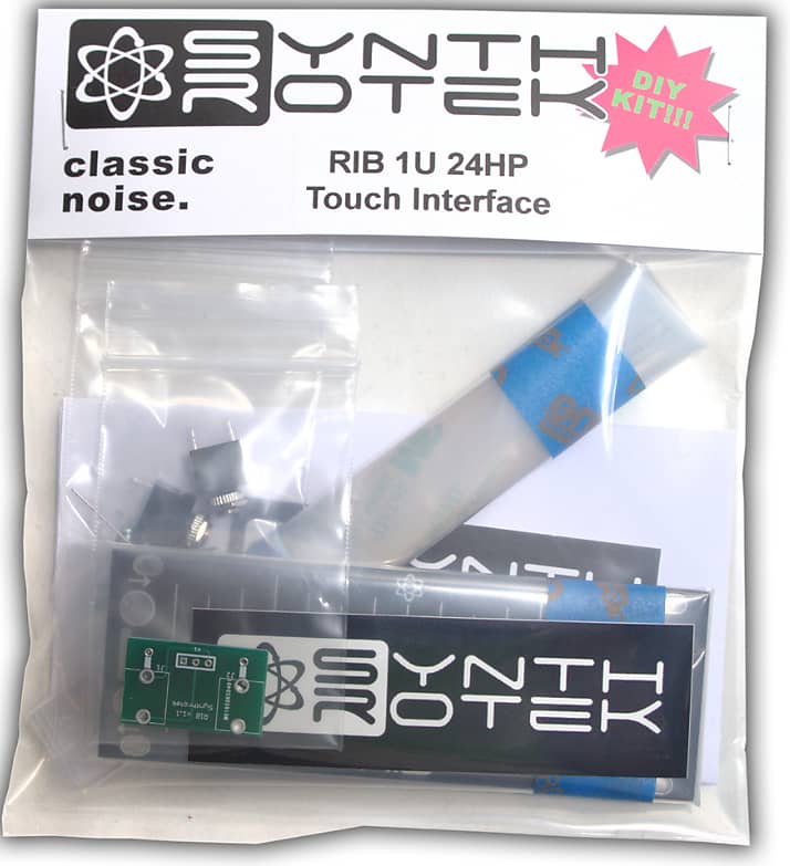 Synthrotek Ribbon Controller Touch Interface DIY Kit, 1U 24HP | Reverb