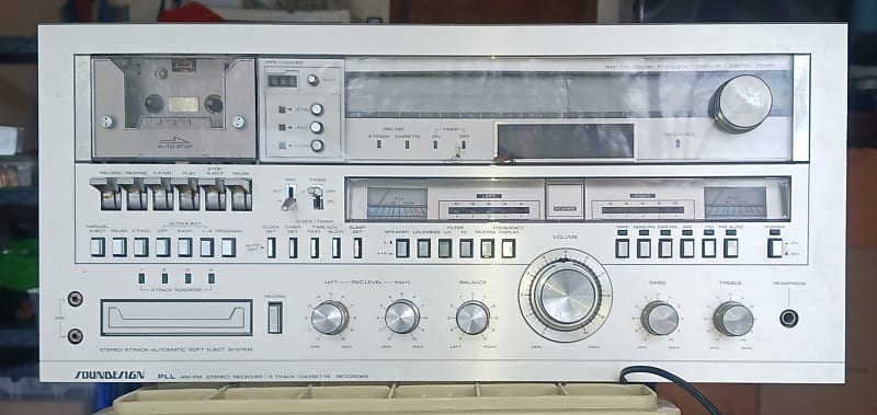 Vintage 1981 Sound Design 8 Track Stereo Receiver Model 5988 | Reverb