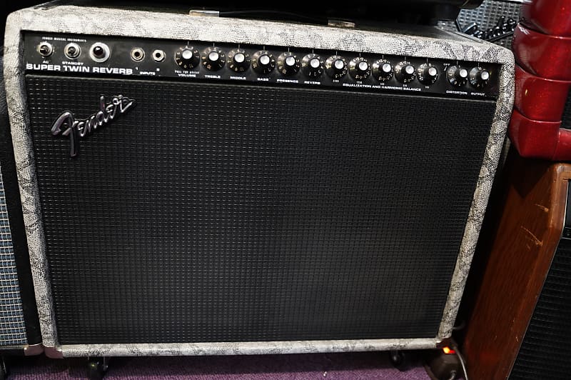 Fender Super Twin Reverb Snakeskin | Reverb
