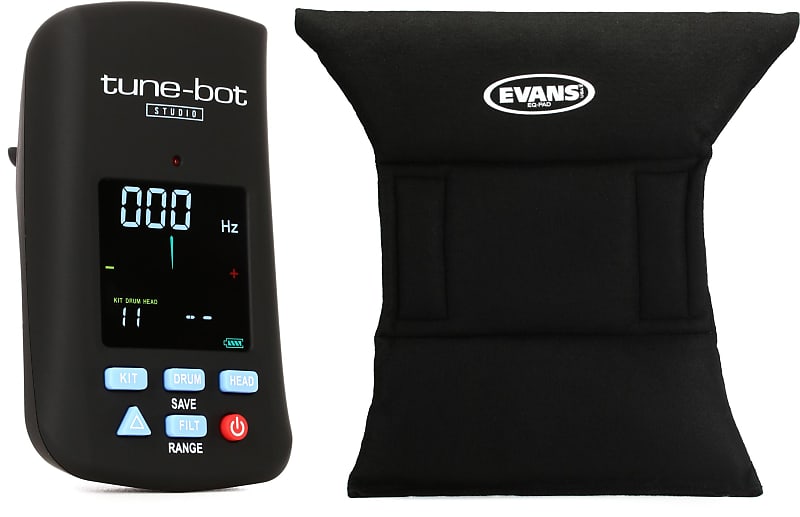 Overtone Labs Tune-Bot Studio Drum Tuner Bundle with Evans EQ | Reverb