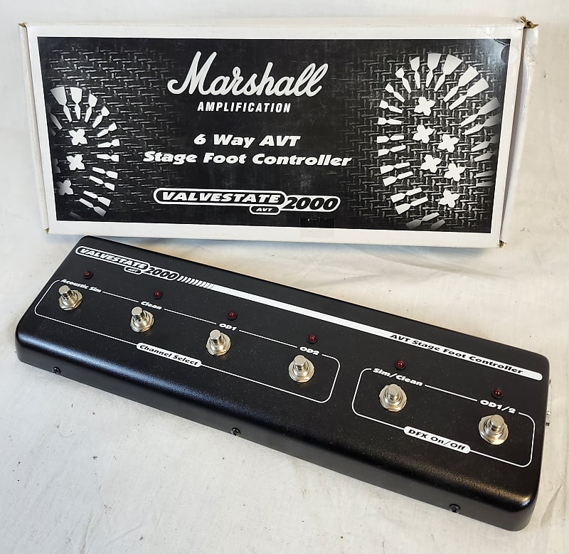 Marshall PEDL-00031 6 Way AVT Stage Foot Controller, | Reverb