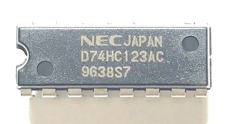NEC 74HC123 High Speed CMOS Logic Dual Retriggerable | Reverb