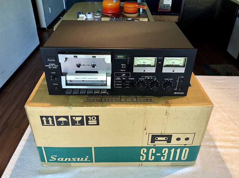 Rare Closet find Sansui SC3100 Stereo Pro Cassette | Reverb