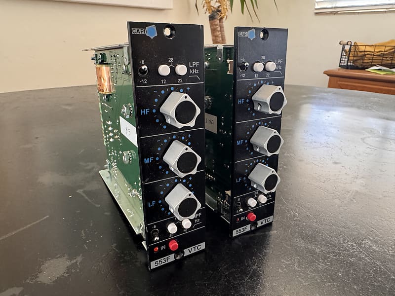 Pair of CAPI 553F 500 Series EQ - WORKING PERFECTLY | Reverb