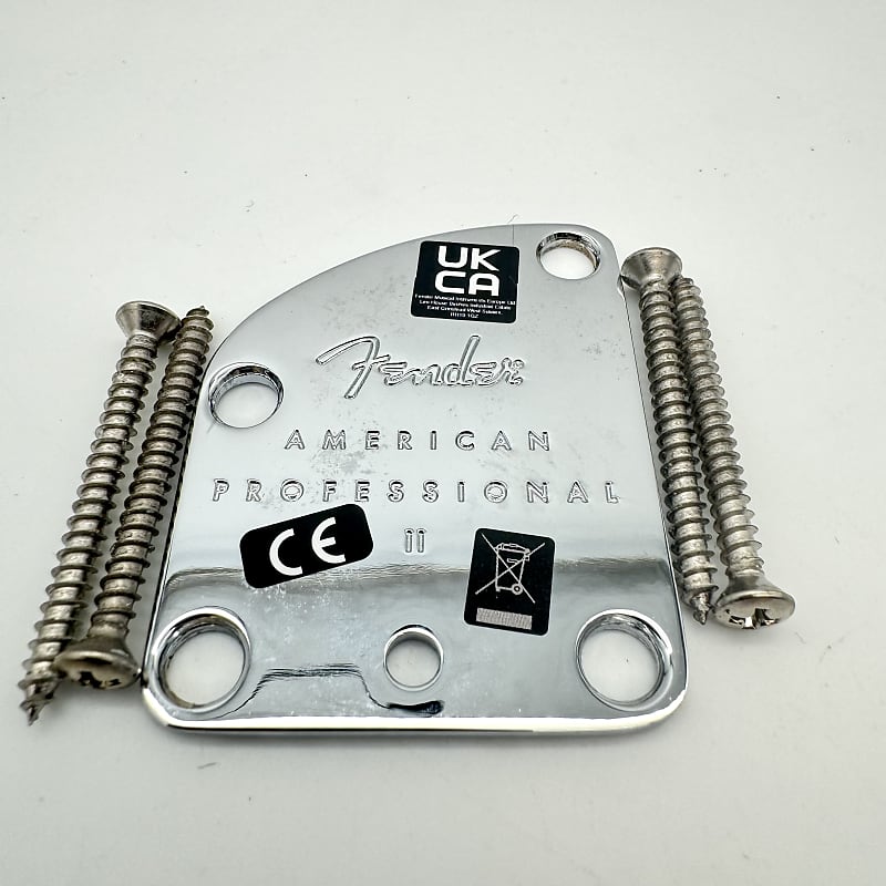 Fender American Professional II Contour Neck Plate Mint 24022 | Reverb