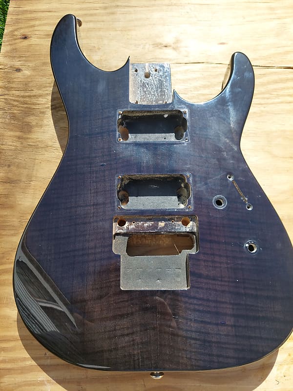 ESP LTD M-100 FM Flame Maple top Body Husk | Reverb