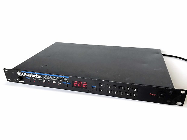 1987 Oberheim Matrix-1000 Vintage Polyphonic Analog Rack | Reverb