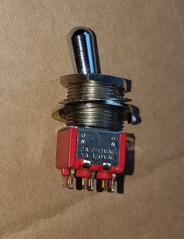 Fender Lead II or III DPDT pickup phase switch NOS 1970's+ | Reverb