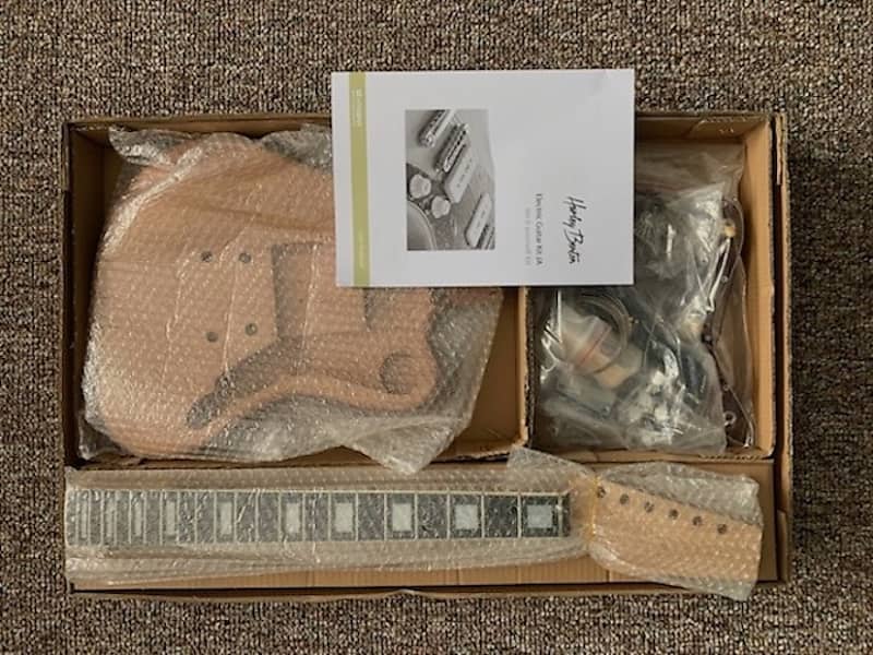 Harley Benton JA DIY Electric Guitar Kit - Jazzmaster Style | Reverb