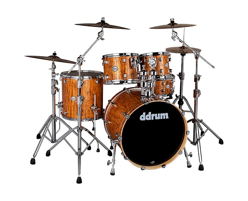 ddrum Dominion 5-piece Shell Pack - Satin Bubinga | Reverb