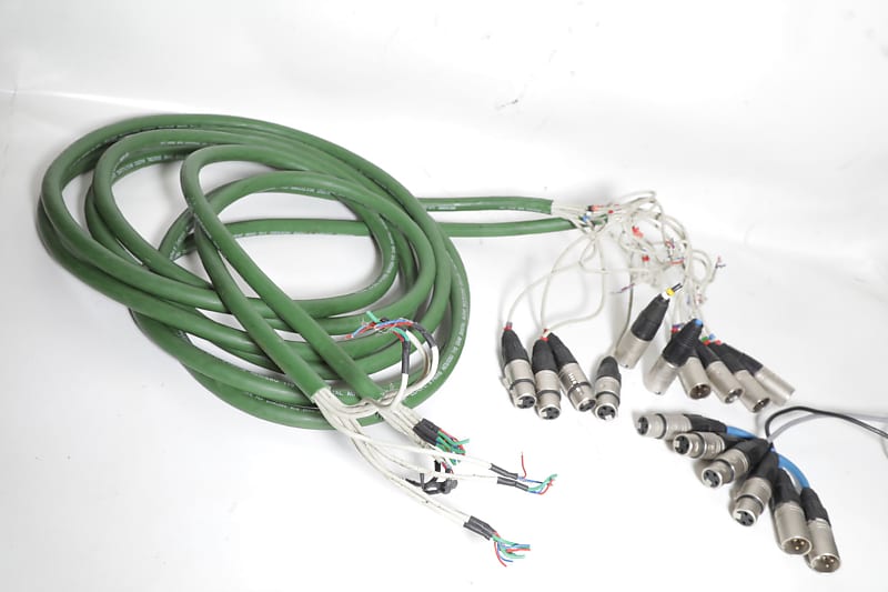 VDC TWO (2) 8pr VDC multi core Cables 16x Neutrik XLR Male / | Reverb