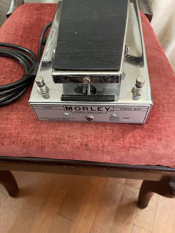 Morley power was fuzz pedal 1970's chrome | Reverb