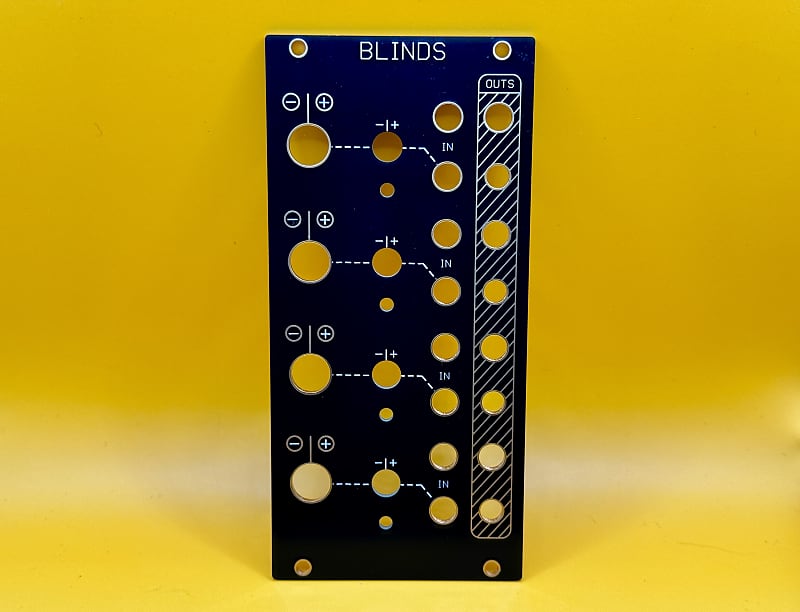 Mutable Instruments Blinds Panel - Black | Reverb UK
