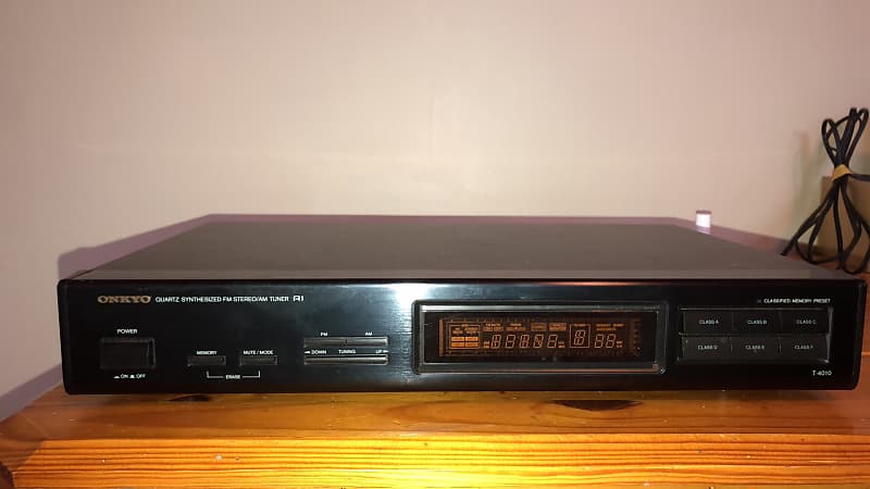 Onkyo T4010 Mid 80's to Early 90's Black | Reverb