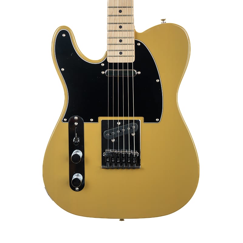 Squier Affinity Telecaster LH Left Handed butterscotch blonde | Reverb