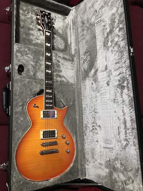 ESP E-ll Eclipse Vintage Honey Burst w/New Case | Reverb
