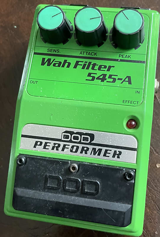 1980's DOD 545-A Wah Filter with 18v Power Jack Mod | Reverb