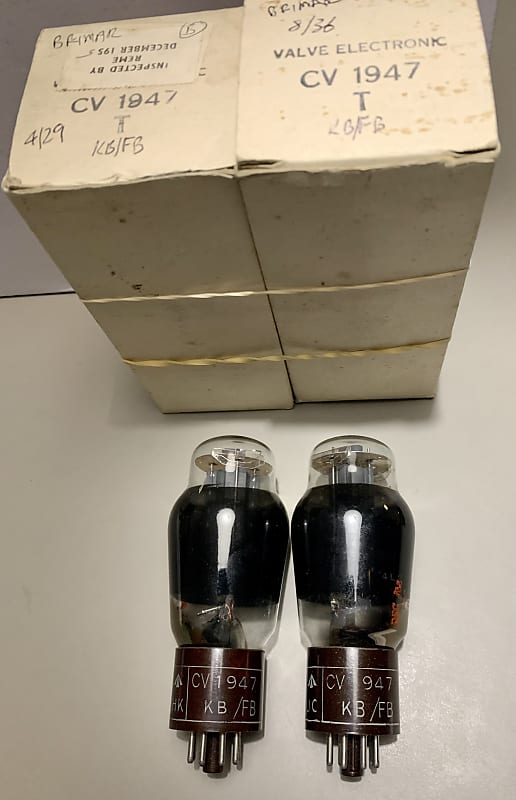 NOS Brimar CV1947 6L6G KU/N Codes | Reverb