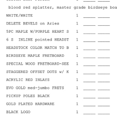 Kiesel Aries 2018 - Gloss Blood Splatter | Reverb