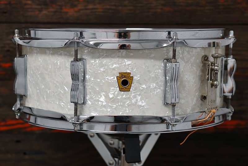 Ludwig 5.5x14 Barrett Deems Model Snare Drum - 1950s Rewrap | Reverb