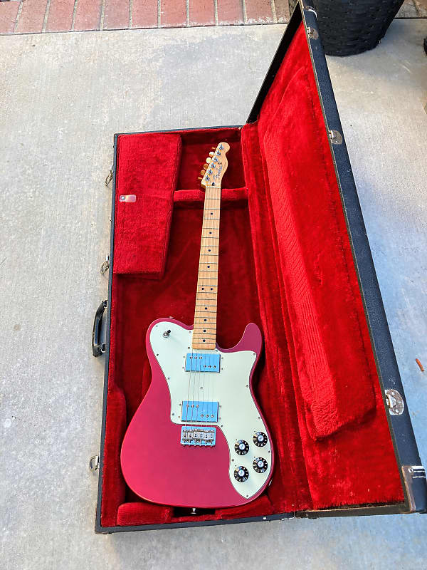 Fender '72 Telecaster Custom FSR 2010 Candy Apple Red Made in | Reverb