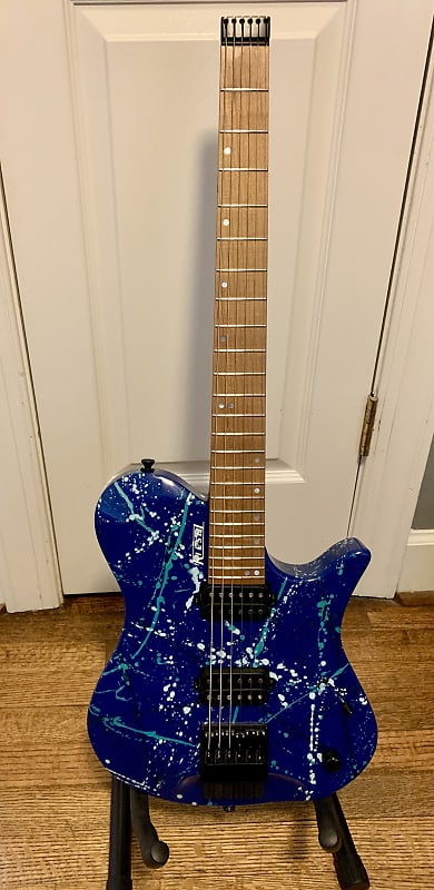 Kiesel Zeus 6 Blue Splatter 2019 Blue Splatter | Reverb
