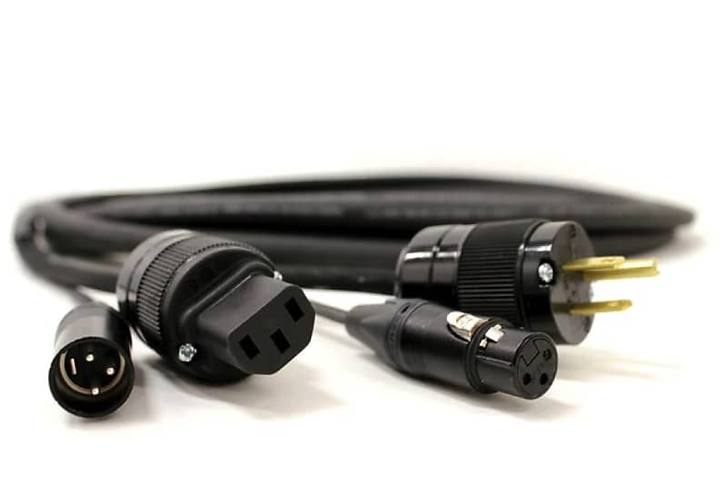 Digiflex Audio/Power IEC & XLR Hybrid 50 ft. Cables (pair) | Reverb