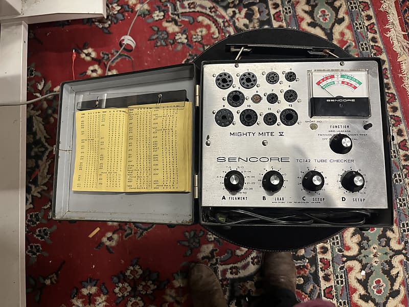 Sencore Mighty Mite V tube checker TC412 | Reverb