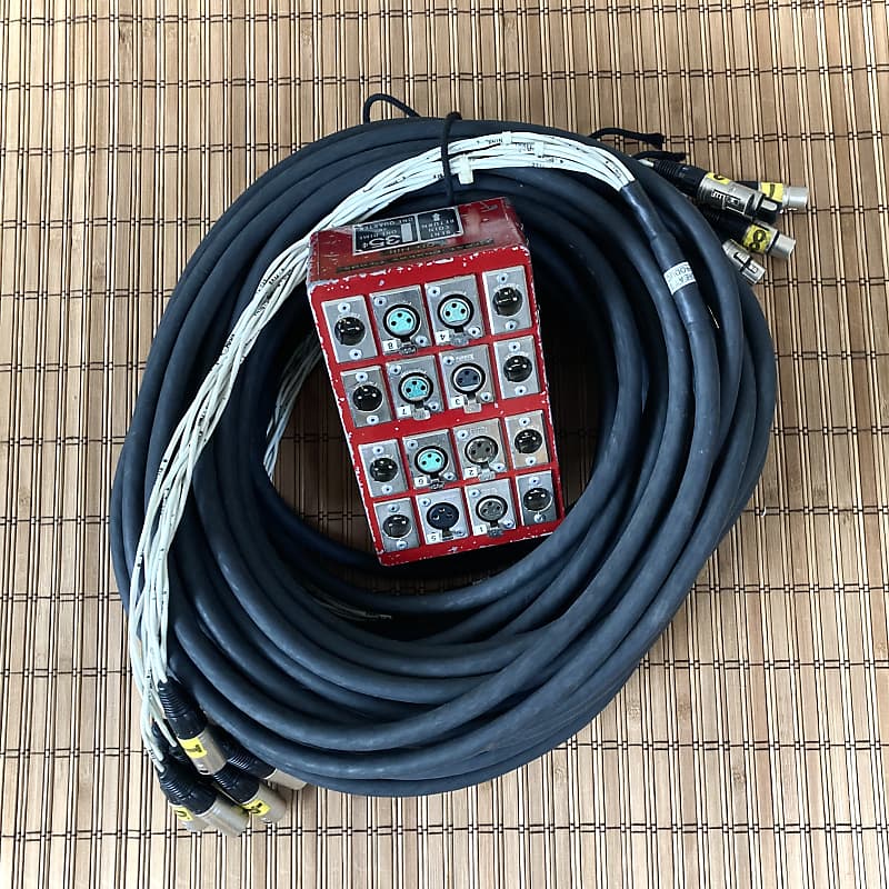 XLR Junction Box + 100 ft. 9-Channel XLR Snake - 8-Channel | Reverb
