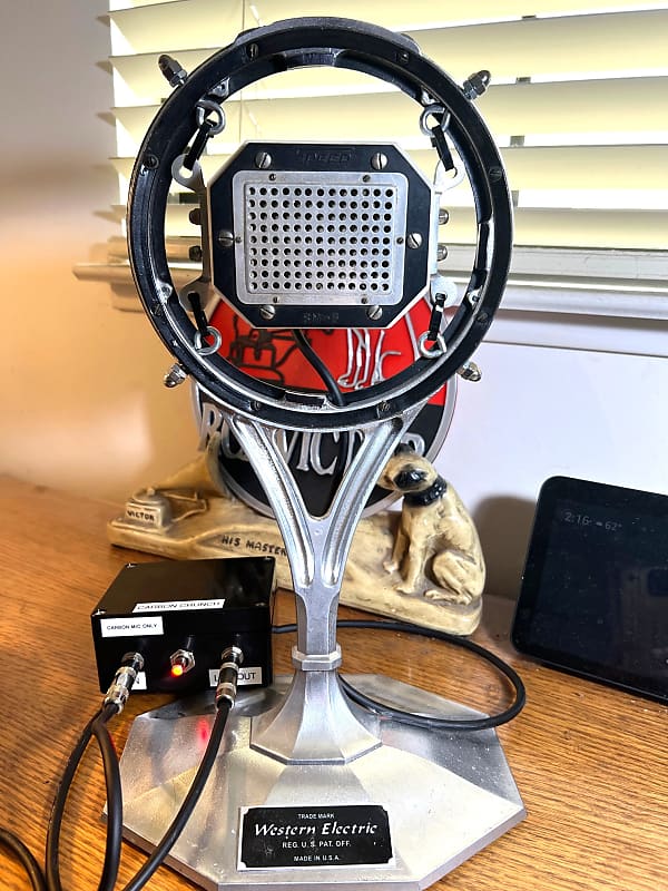 Rare 1930's Reisz-Marconi/SPEED SM-5 Carbon Microphone, | Reverb