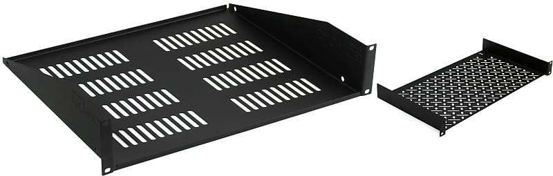 Gator GRW-SHELFVNT2 2U Ventilated Rack Shelf Bundle with | Reverb