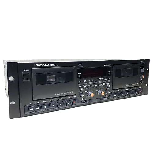 Tascam 302 Double Auto Reverse Cassette Deck #2302 - USED | Reverb