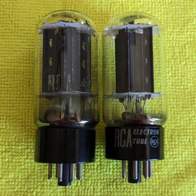 Type 45 Matched Pair Raytheon Tubes Strong Testing #45 TV7 | Reverb