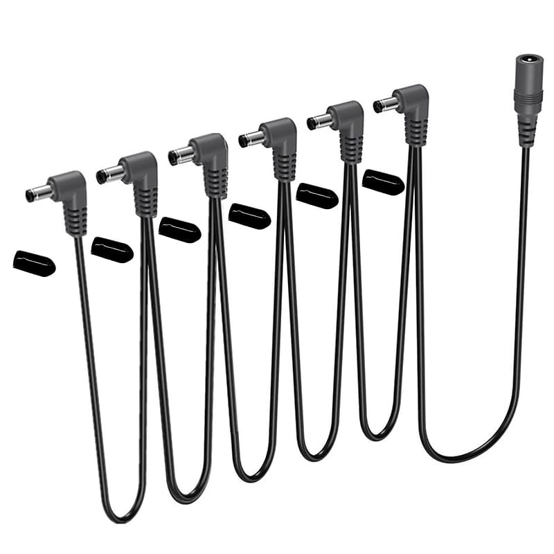 1 to 6 Ways 9V DC Daisy Chain Power Supply Splitter Adapter | Reverb