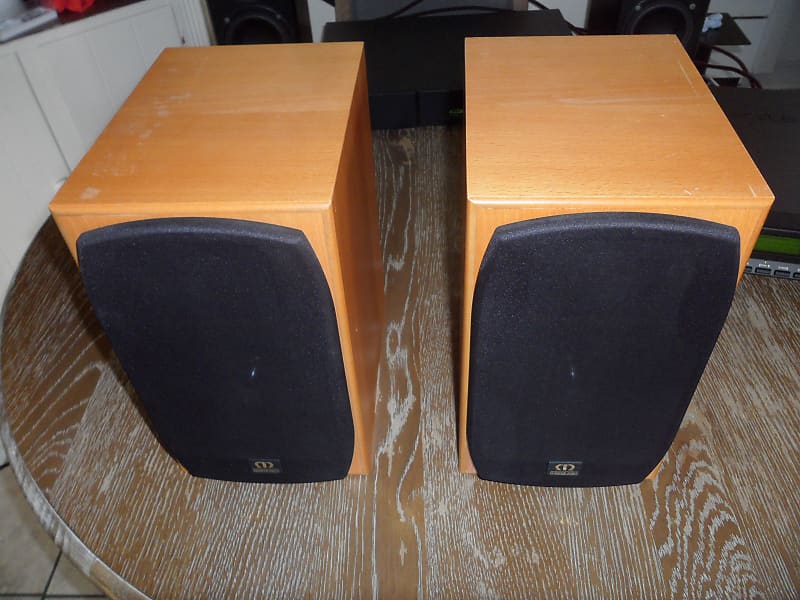 Monitor Audio Silver S1 - Golden Oak Bookshelf Speakers | Reverb