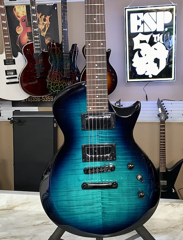 ESP LTD EC-200DX- Blue Burst | Reverb