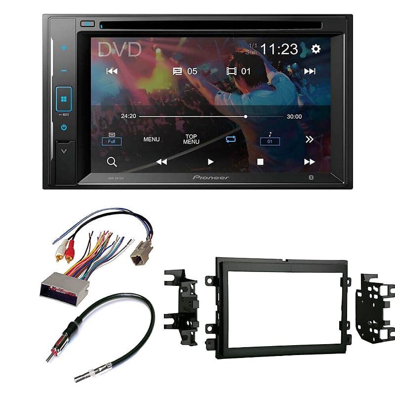 Pioneer AVH-241EX Double DIN DVD Receiver Dash install Kit | Reverb