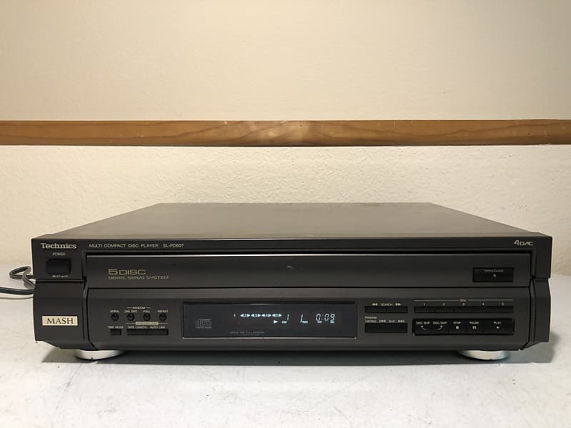 Technics SL-PD607 CD Changer 5 Compact Disc Player HiFi | Reverb
